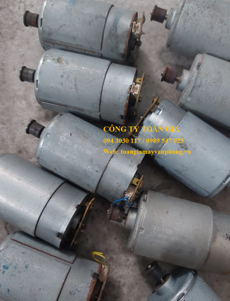 Motor DC QK1-1500,(made in Vietnam),12 – 24V, chế tạo máy khoan pin ...
