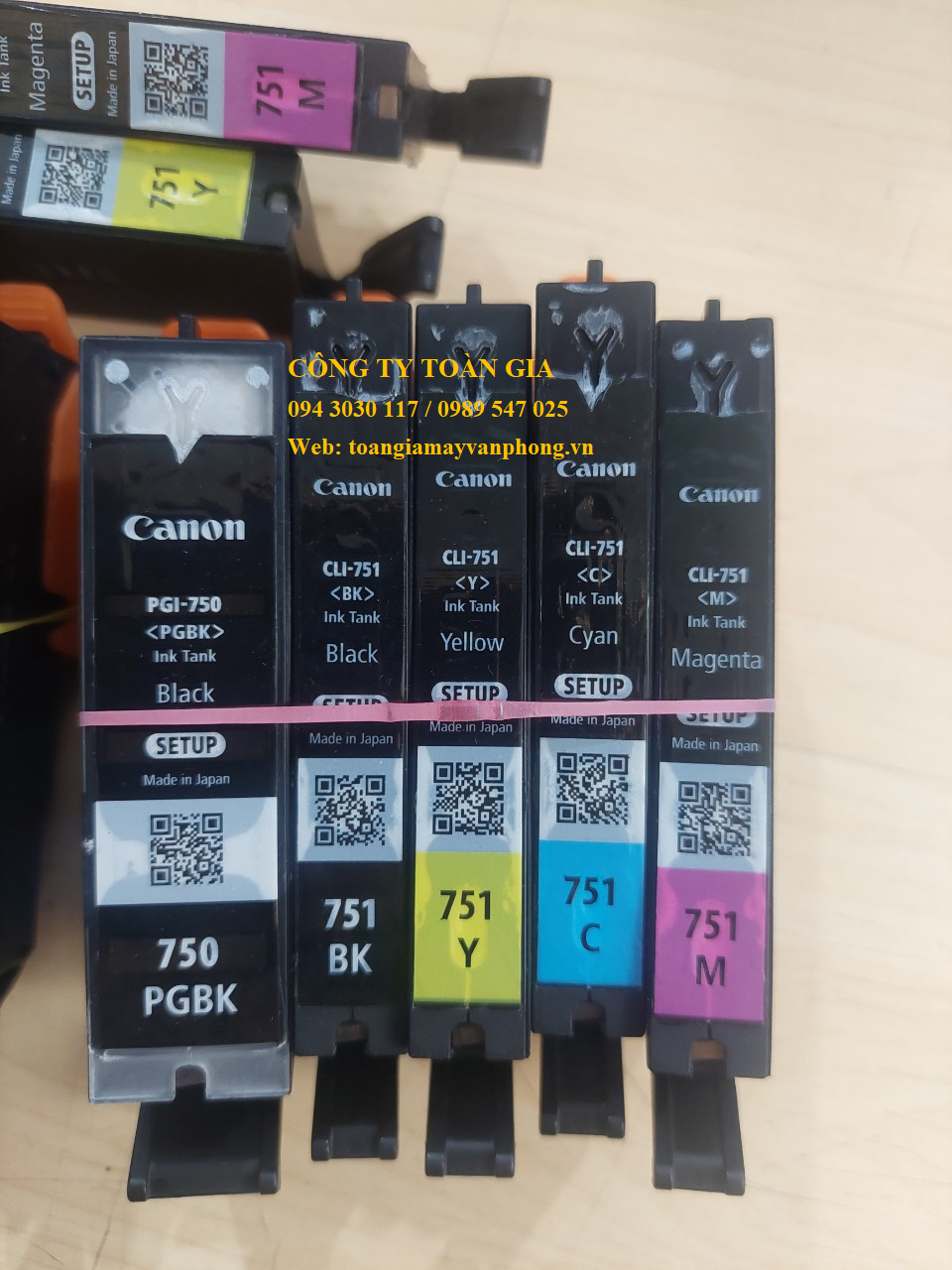 Bộ tép mực bóc máy chính hãng Canon ix 6770/6870 – CÔNG TY TNHH TM-DV ...