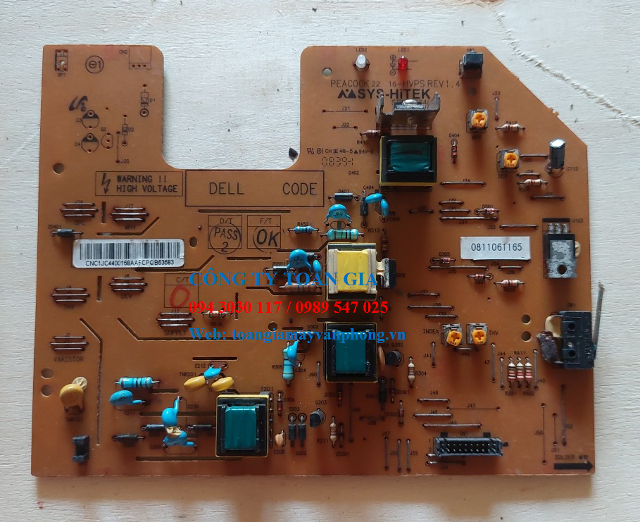 Main cao áp máy in samsung ML1640 / 1640 (bóc máy) – CÔNG TY TNHH TM-DV ...